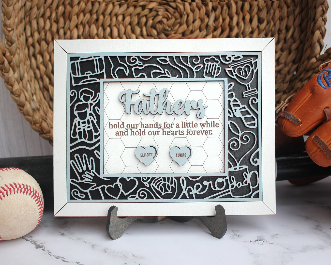 The Amazing Dad Customizable Sign - SVG File Download - Sized for Glow ...